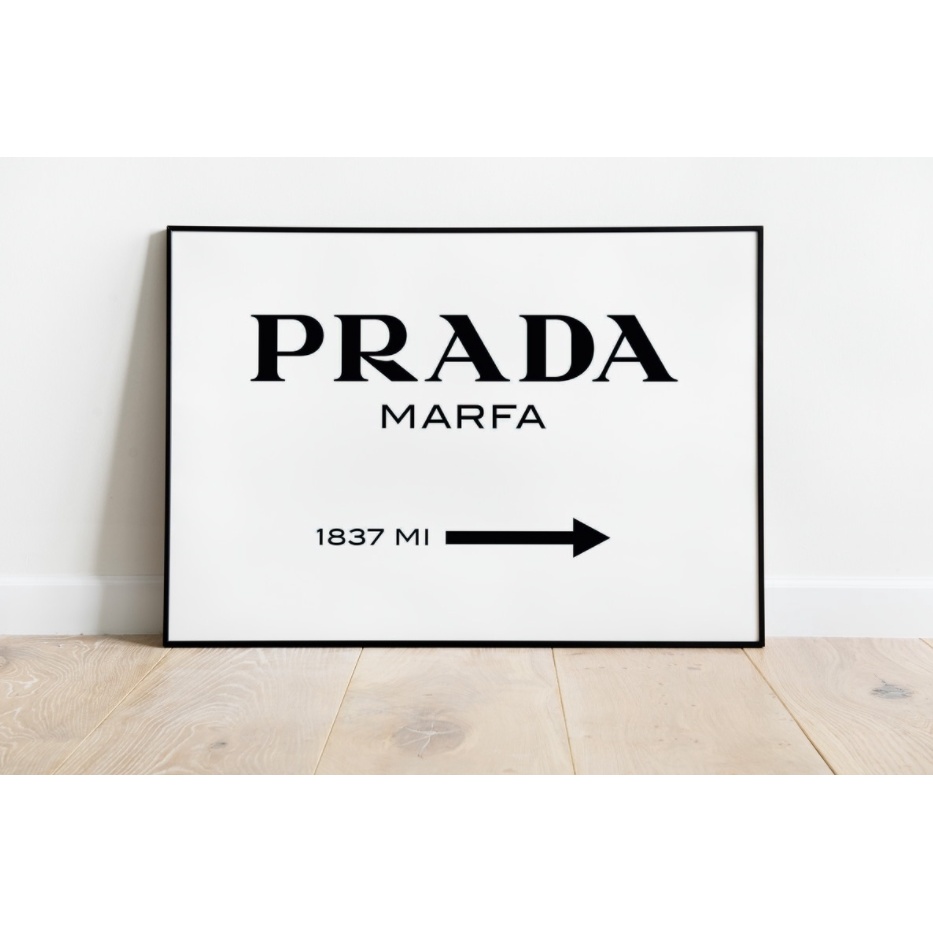 Quadro Prada Marfa Gossip Girl | Shopee Brasil