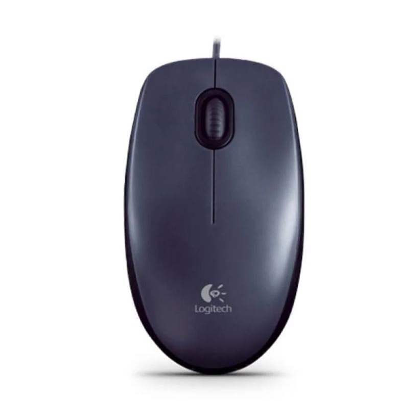 Mouse USB Com Fio Logitech M100 Full-size | Shopee Brasil