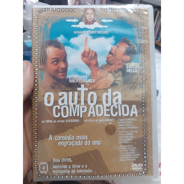 Dvd O Auto Da Compadecida Filme Original Guel Arraes Novo | Shopee Brasil