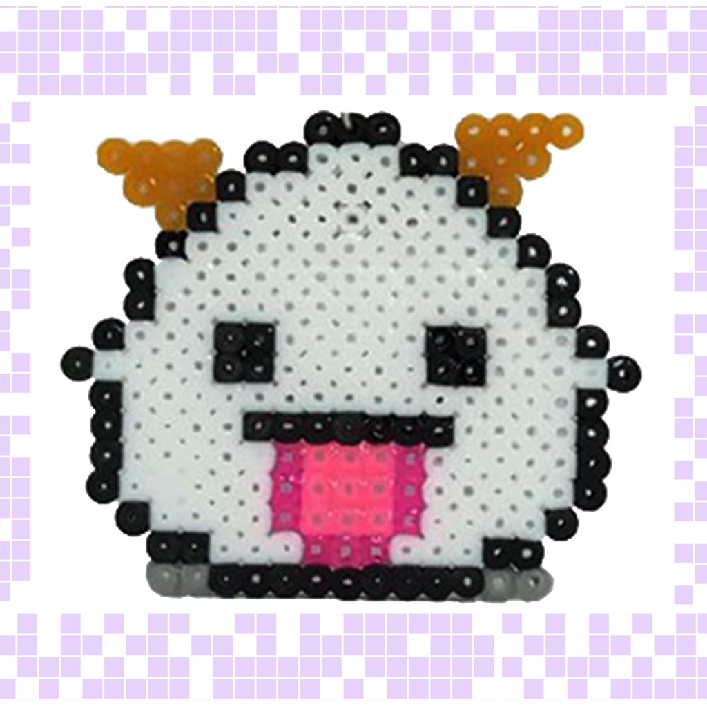 Póro League of Legends Chaveiro, Figura ou Imã Pixel Art Perler Beads ...