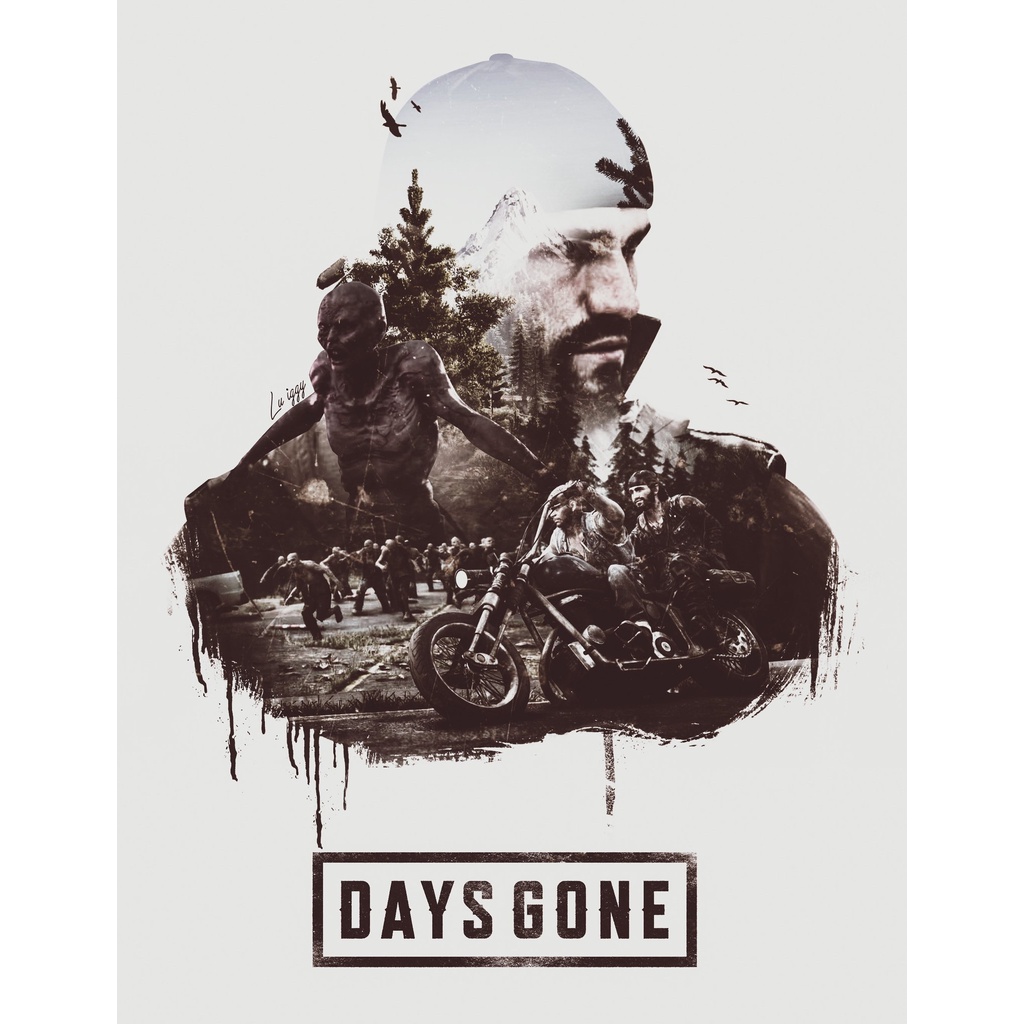 Quadro Decorativo Jogo Days Gone | Shopee Brasil