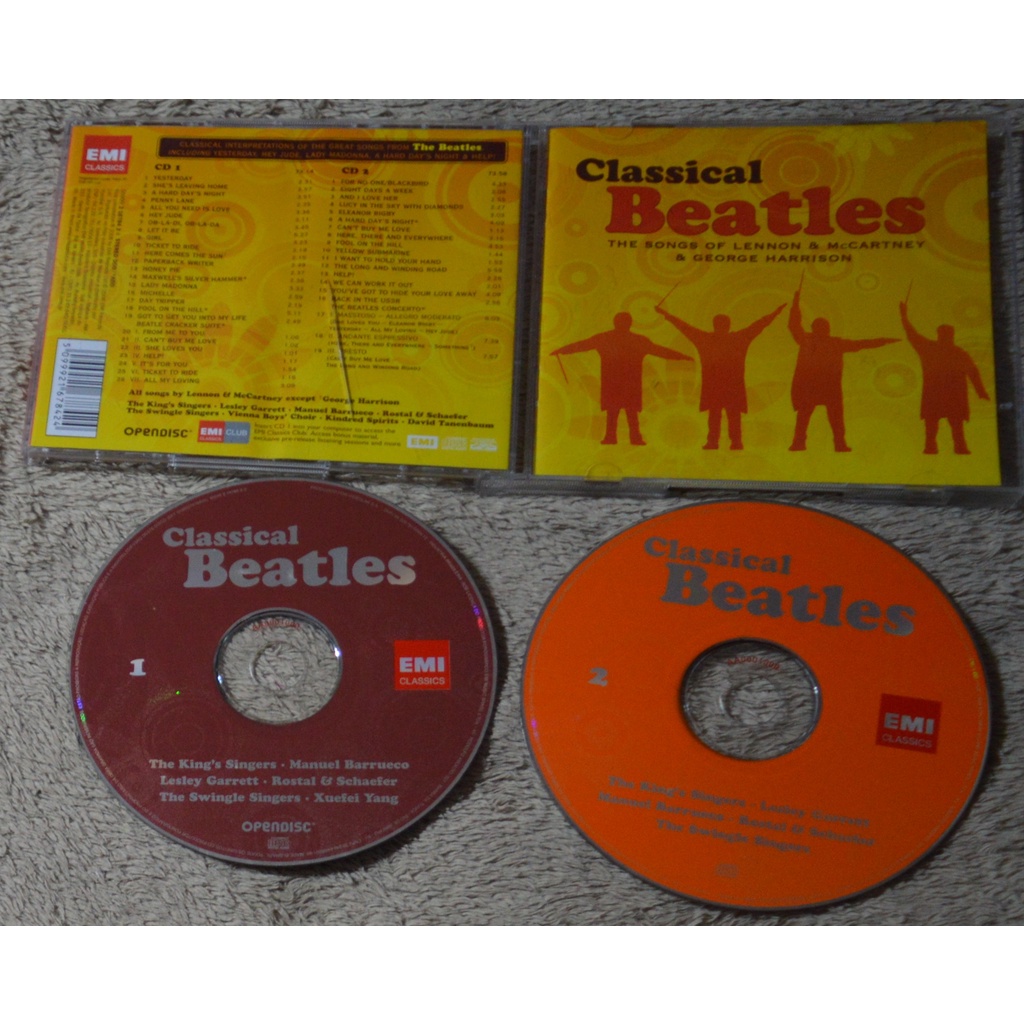cd original (duplo) classical beatles – the songs of lennon & mccartney ...