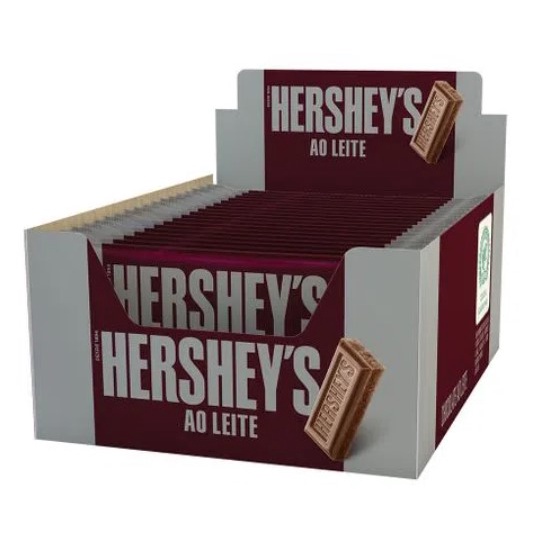 Kit Chocolate Ao Leite Hersheys - 18un. 20g | Shopee Brasil