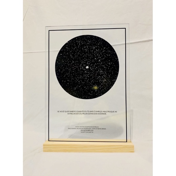 Quadro Mapa do Céu | Shopee Brasil