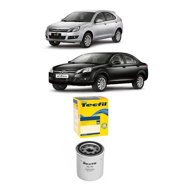 Filtro De Oleo Jac J3 1.4 1.5 2011 A 2017 Tecfil Psl545 | Shopee Brasil