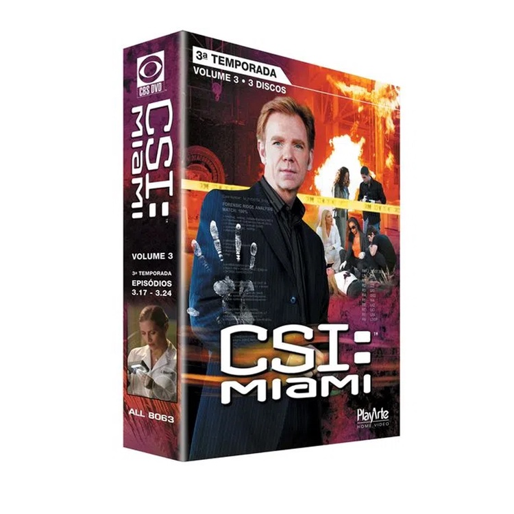Box CSI Miami – 3ª Temporada Vol. 3 - Novo Lacrado | Shopee Brasil