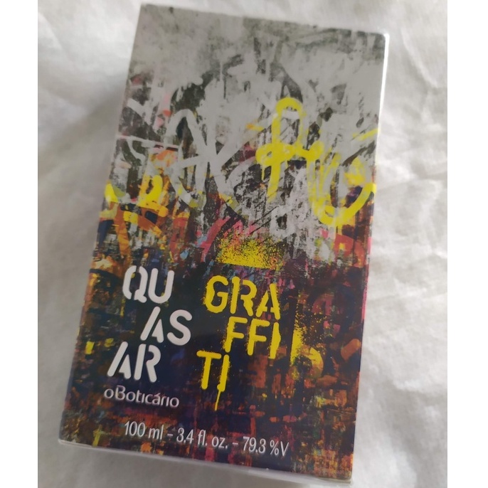 Perfume Masculino Quasar Graffiti O Boticário | Shopee Brasil
