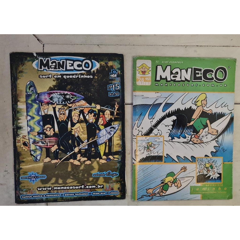 Hq Maneco - Surf em quadrinhos- René Bernunça e Raphael Perez Langowsk ...
