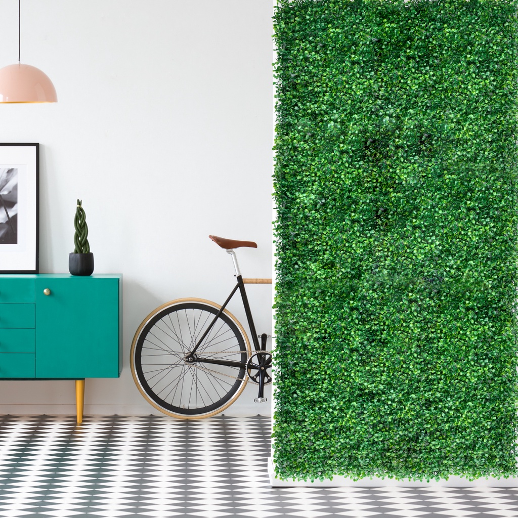 3 Placas de Grama Artificiais Buxinho Para Parede Verde e Muro Inglês ...