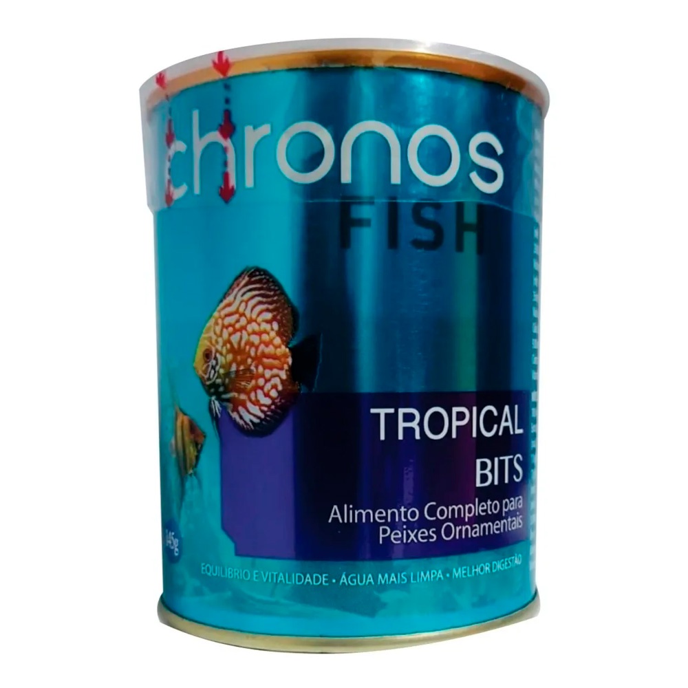 Ração Peixe Acara Disco Bandeira Chronos Tropical Bits 145g | Shopee Brasil