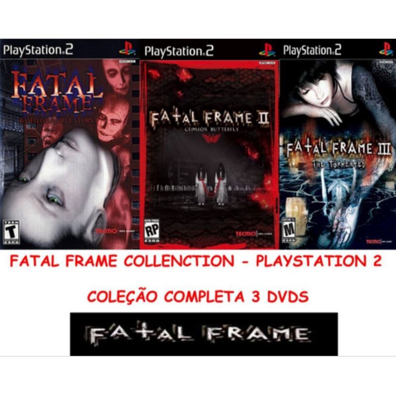 coleção fatal frame PS2. | Shopee Brasil