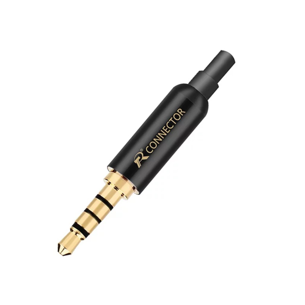 Plug Emenda Adaptador P3 P2 3,5mm 4 Vias/polos Macho X Macho ...