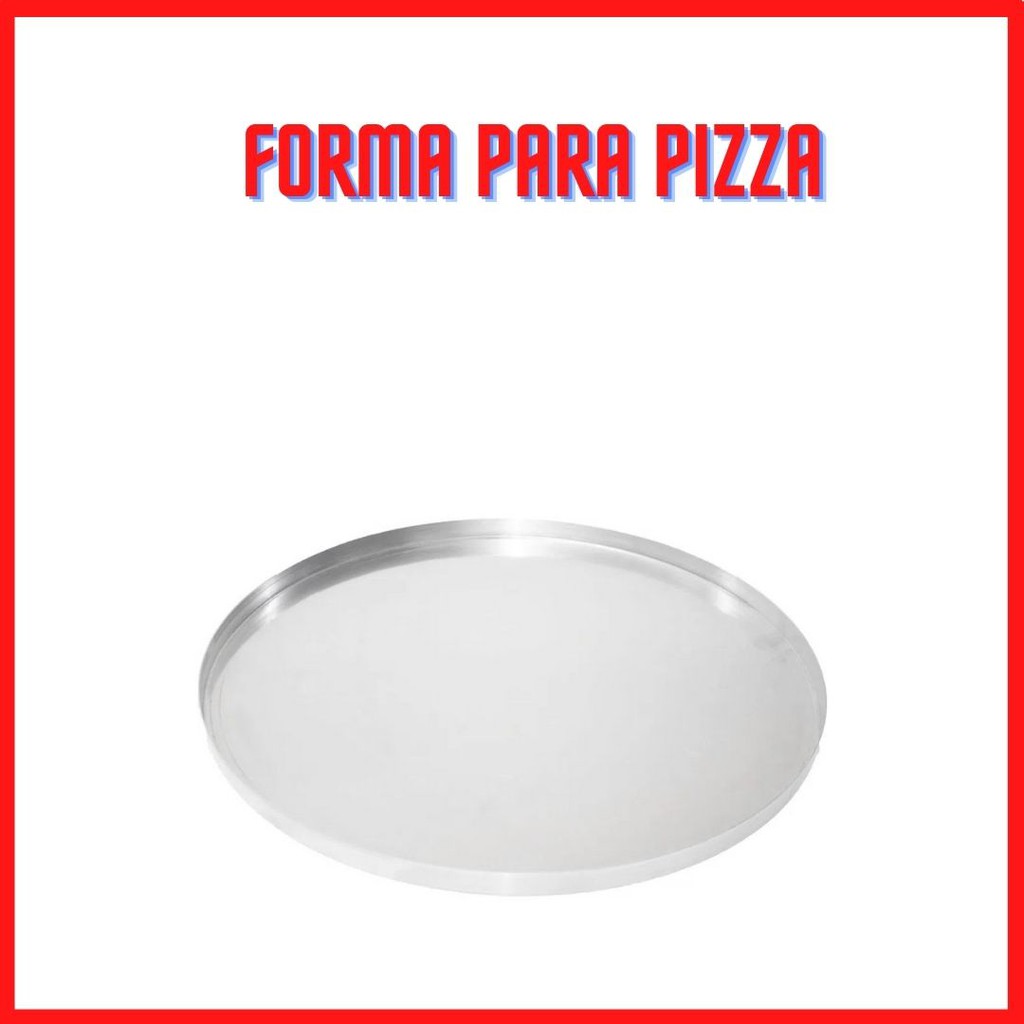 Forma Para Pizza Sem Borda - 25 Cm | Shopee Brasil
