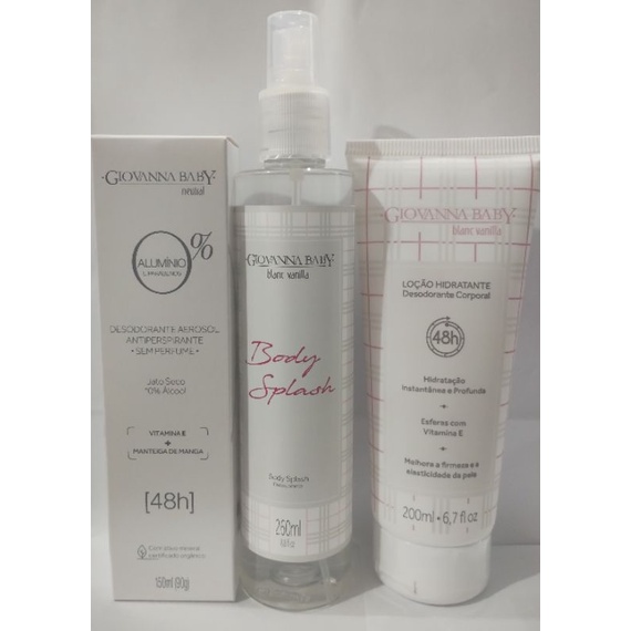 Kit Giovanna Baby Zero Alumínio Neutro | Shopee Brasil