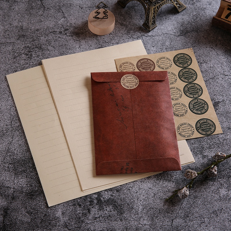 Envelope Redondo Criativo De Papel Com Letras A5 Estilo Chinês | Shopee ...