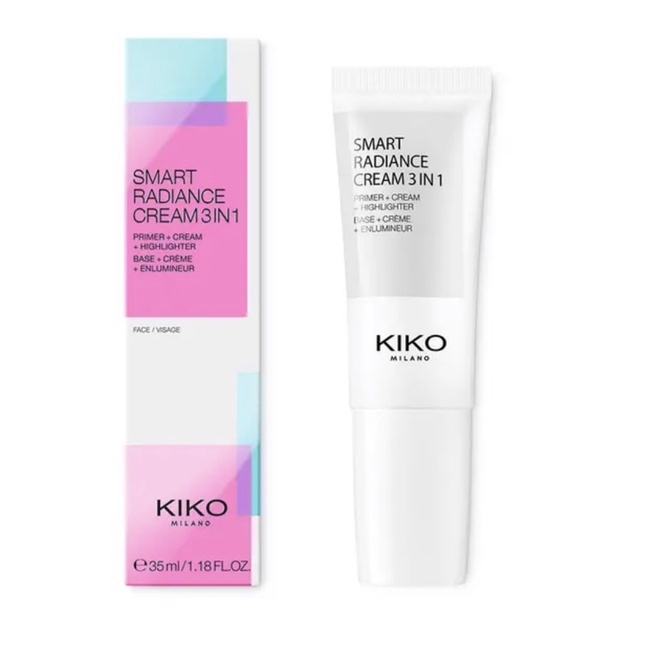 Smart Radiance Primer Base 3 em 1 Kiko Milano original | Shopee Brasil