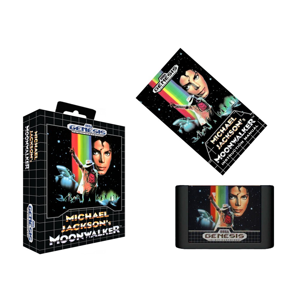 Jogo Michael Jackson Moonwalker com caixa (plástico) e manual NOVO Mega ...