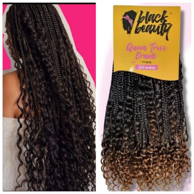 Queen Tress Braids, várias cores, 60cm, 300gr. | Shopee Brasil