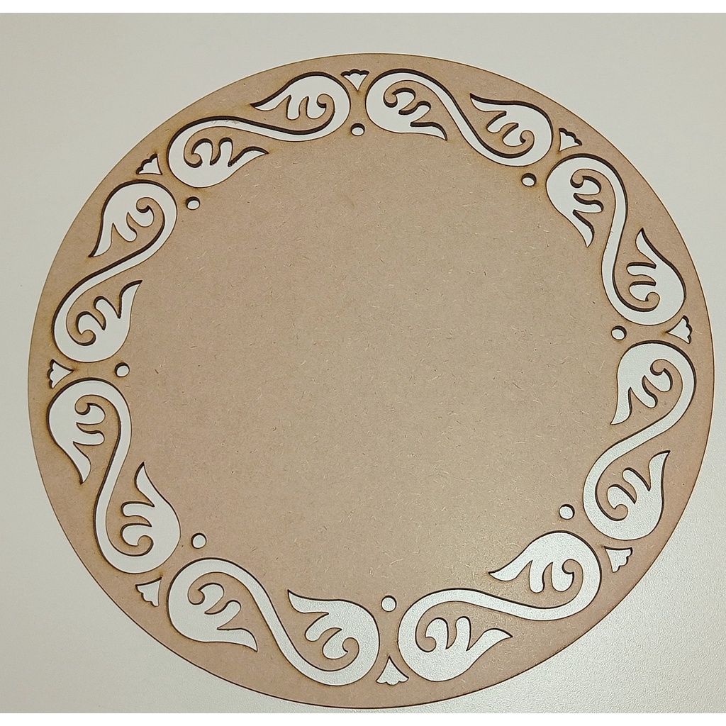 KIT50 unid Sousplat Supla Soupla Suplat arabesco 35cm MDF | Shopee Brasil