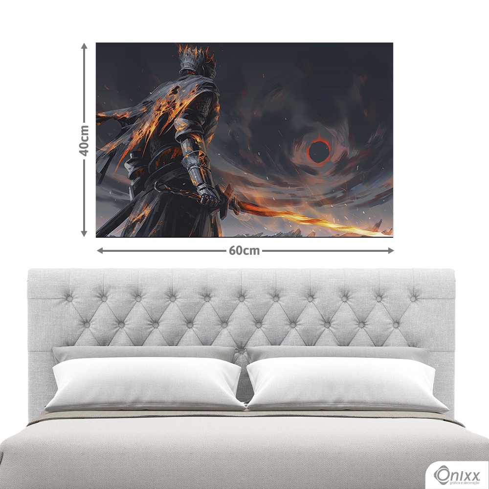 Painel Decorativo Dark Souls Unkindled 60x40cm | Shopee Brasil