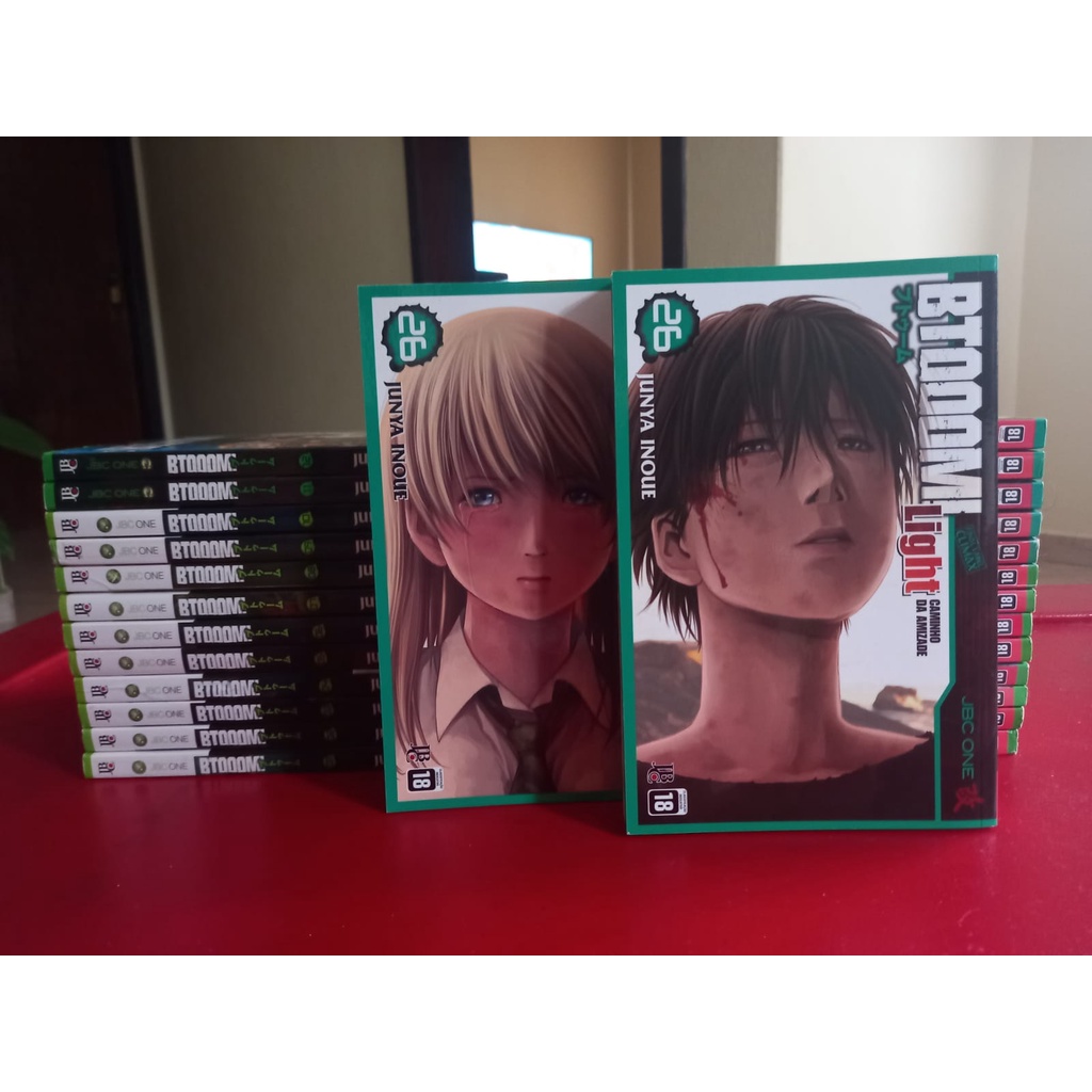 COLEÇÃO MANGÁ BTOOOM COMPLETA - VOL 1 AO 26 | Shopee Brasil