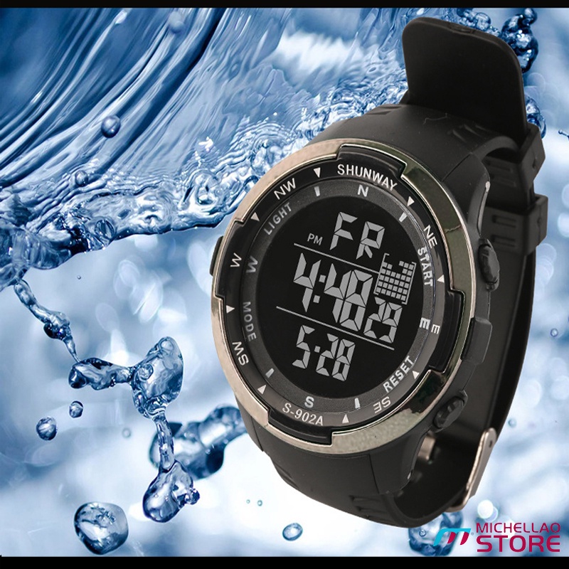 Relógio Digital Esportivo Militar Prova D`água Masculinos Luxo S-902A | Shopee Brasil