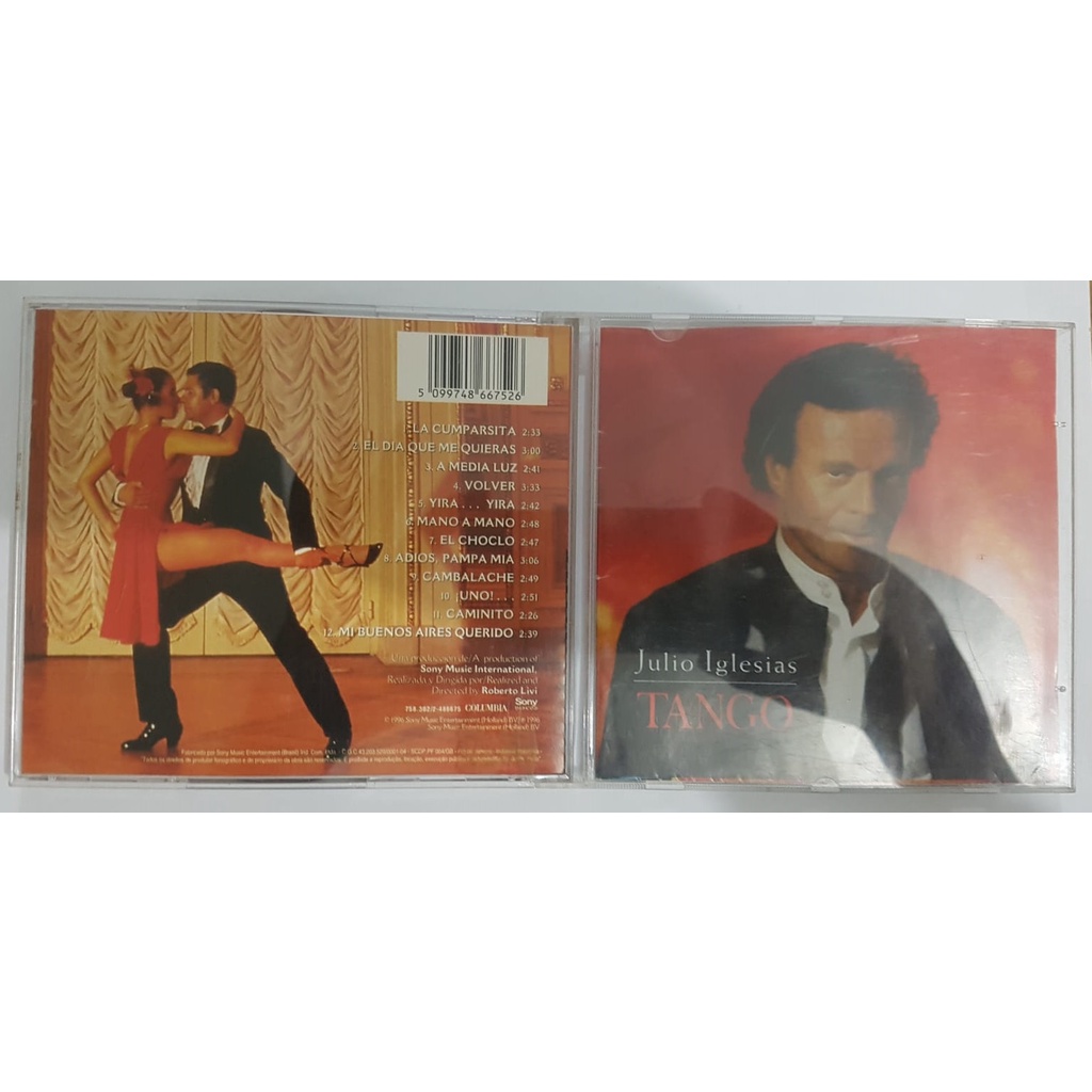 Cd Julio Iglesias - Tango | Shopee Brasil