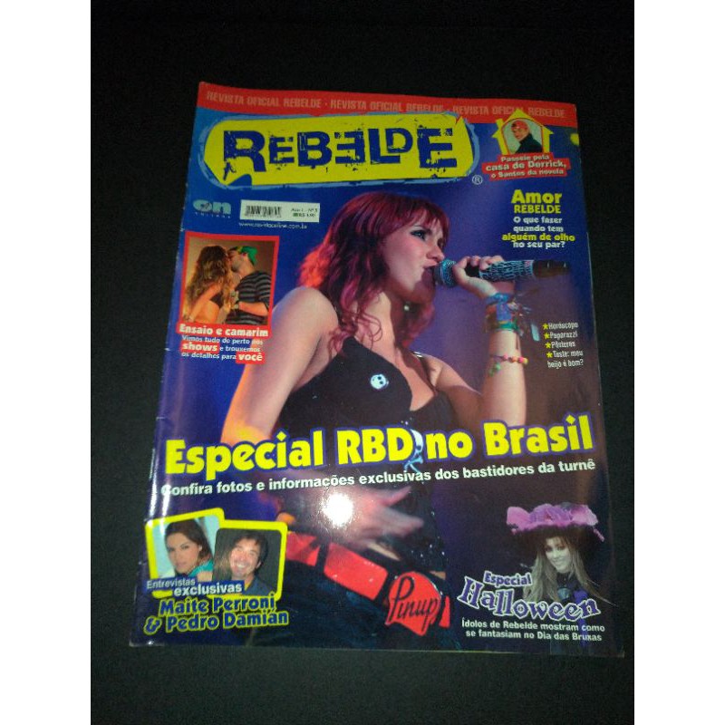 Revista Oficial Rebelde n°5 | RBD | Shopee Brasil