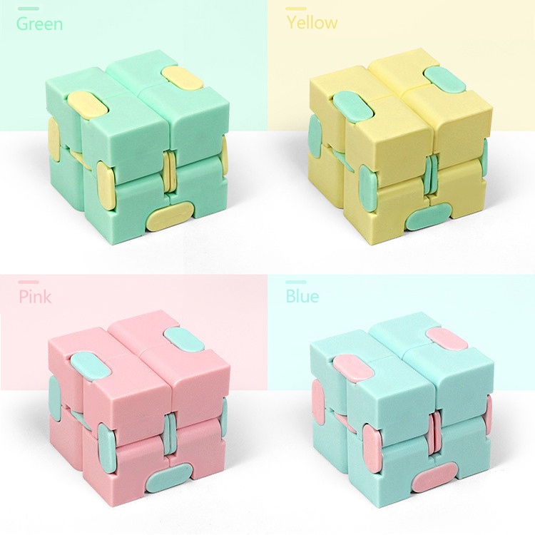 Novo Cubo Fidget Infinito Cubo Mágico Alívio Do Estresse Brinquedos De ...