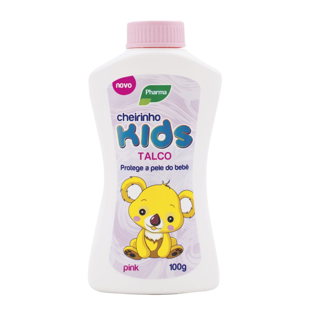 Talco Cheirinho Baby Plus Kids Pink 100g - Pharma | Shopee Brasil