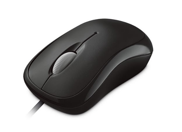 MICROSOFT MOUSE COM FIO BASIC OPTICAL USB PRETO P5800061 | Shopee Brasil