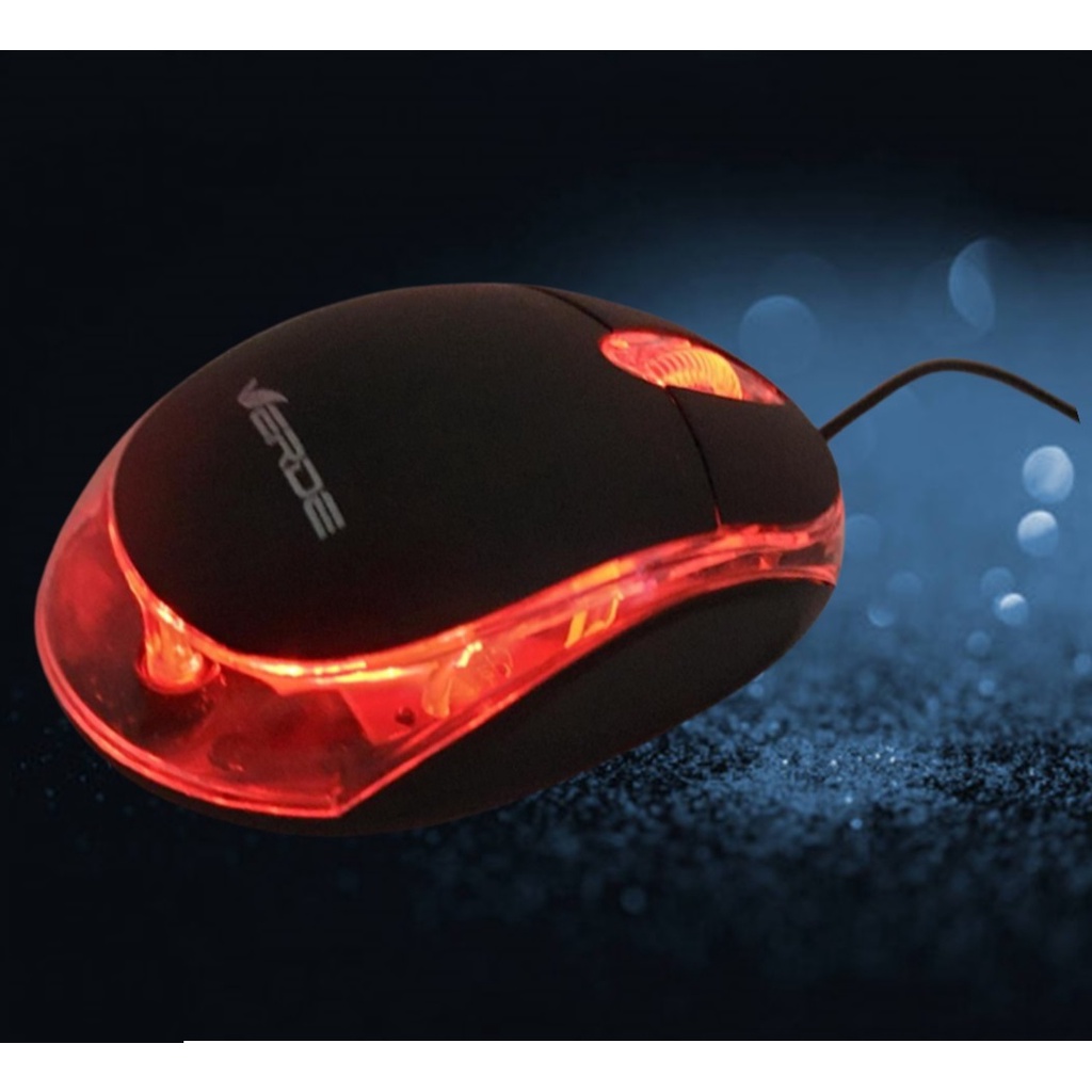 Mouse Optico Usb 3D 1000dpi Marca Verde Com Led Vermelho Atacado ...