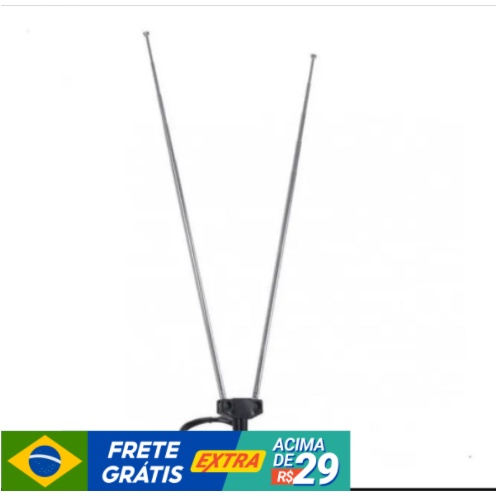 Antena Uhf Vhf Fm Dupla Universal Au20 Tv SYS600 | Shopee Brasil
