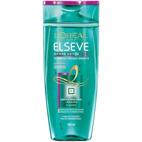 Kit 2 Shampoo Elseve Hydra Detox 400ml | Shopee Brasil