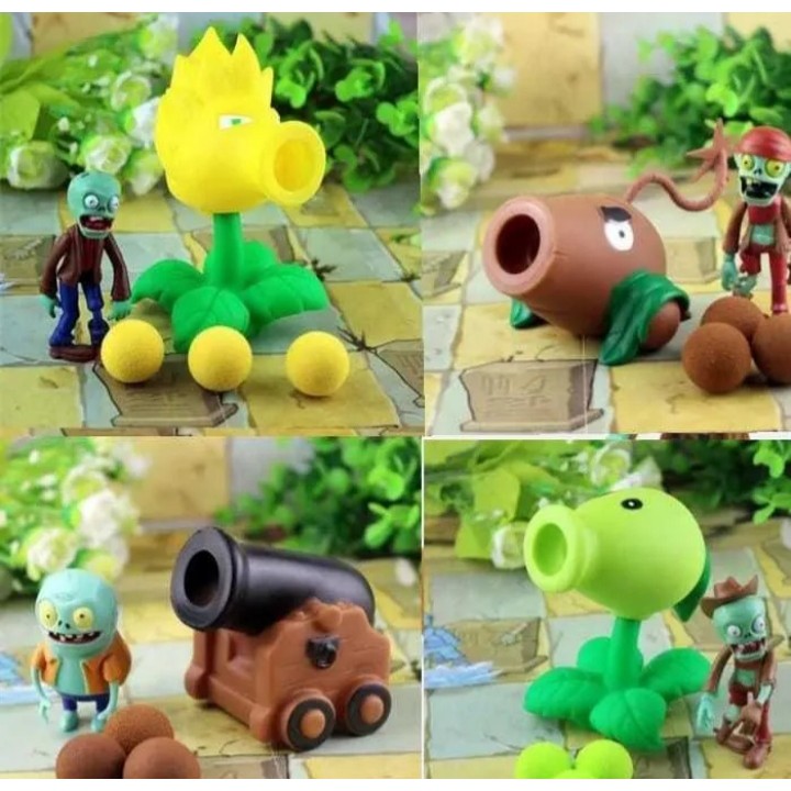 Plants vs Zombies Kit com 4 Pronta Entrega | Shopee Brasil