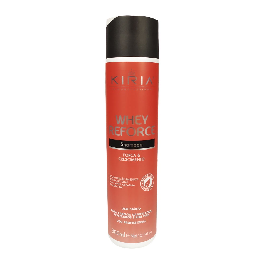 Shampoo Whey Reforce Kiria Hair 300ml Limpeza | Shopee Brasil Shampoo Whey Reforce Kiria Hair 300ml Limpeza | Shopee Brasil