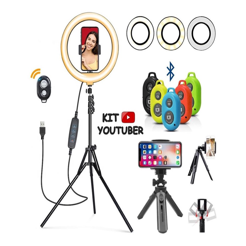Ring Light 10 Hing Light Ringlight Tripe De Mesa C Bluetooth | Shopee ...