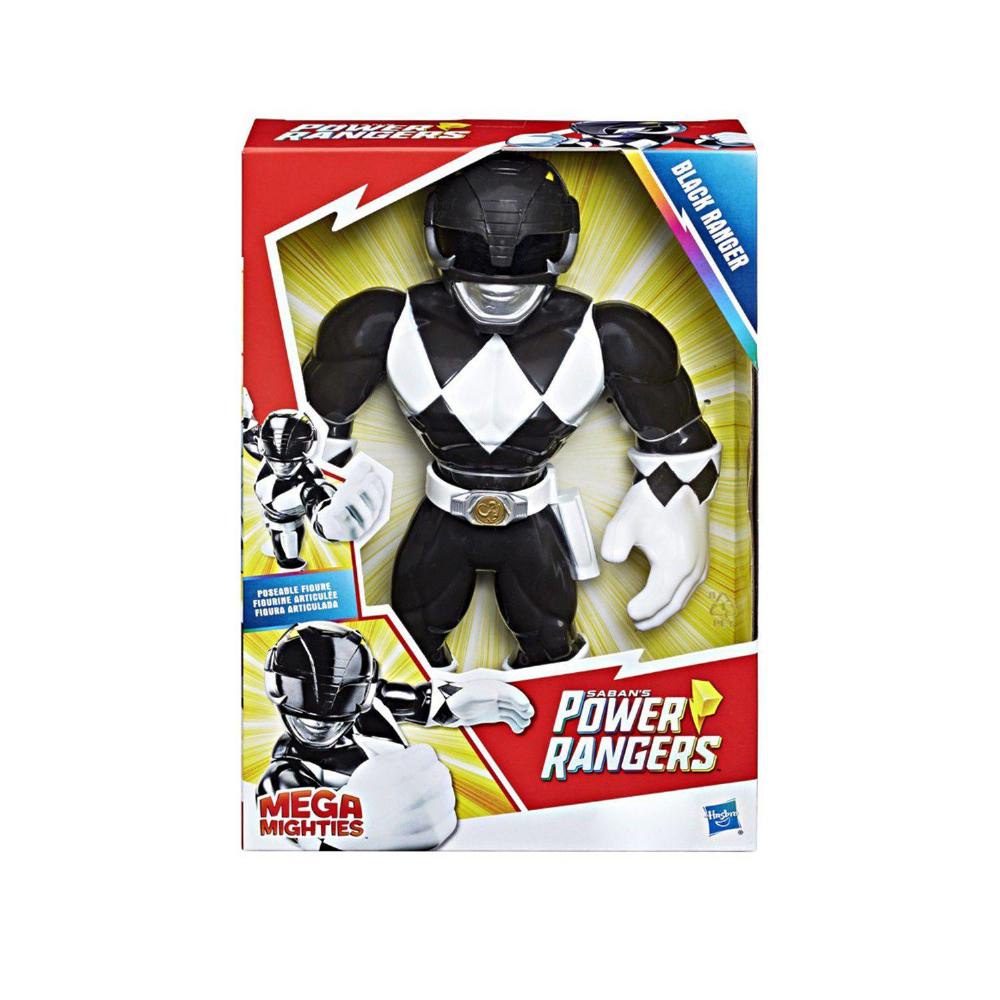 Boneco Ranger Preto Playskool Power Rangers Hasbro | Shopee Brasil