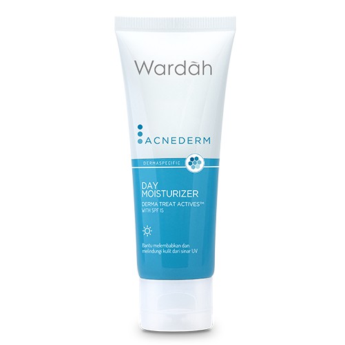 Hidratante Dia Do Acnederm Wardah 40ml Antiacne Creme Para O Rosto ...
