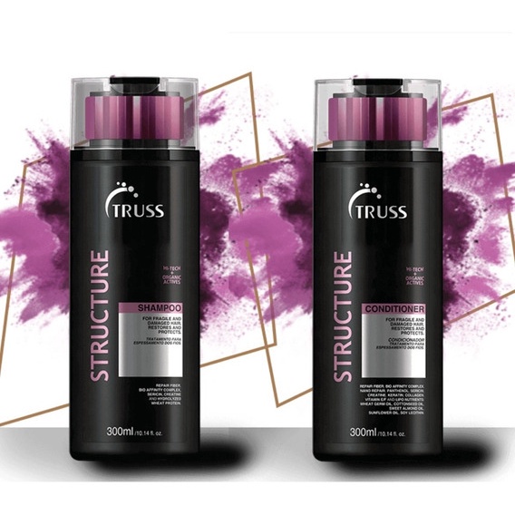 Truss Structure Shampoo + Condicionador 300ml | Shopee Brasil