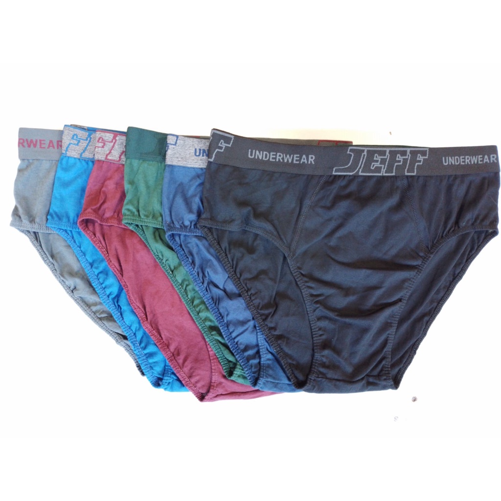 Kit com 6 Cuecas Slip Plus Size do GG1 ao GG3 100% Algodão | Shopee Brasil