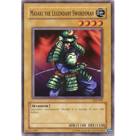 Masaki the Legendary Swordsman SDJ-007 Comum Yugioh (USADA) | Shopee Brasil