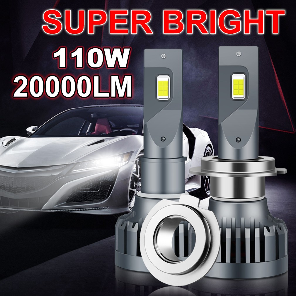 Super Bright 20000LM H7 Farol De Carro LED Canbus H7 H1 H8 H11 H3 HB3 9005 HB4 9006 Automotive ...