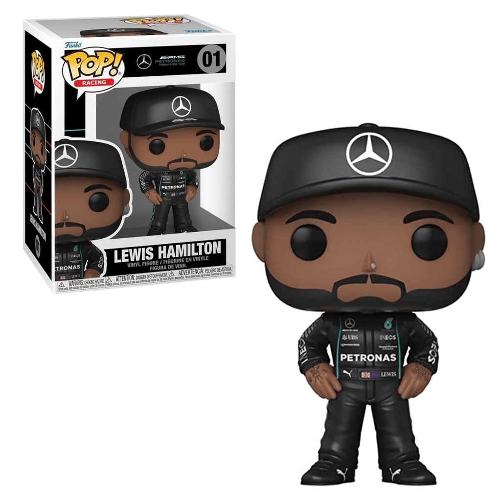 Funko Pop Lewis Hamilton 01 Pop Racing F1 Mercedes AMG | Shopee Brasil