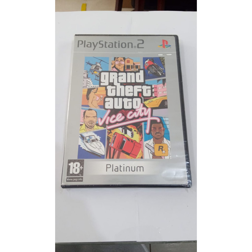 Jogo Original Grand Theft Auto Vice City Platinum PlayStation ...