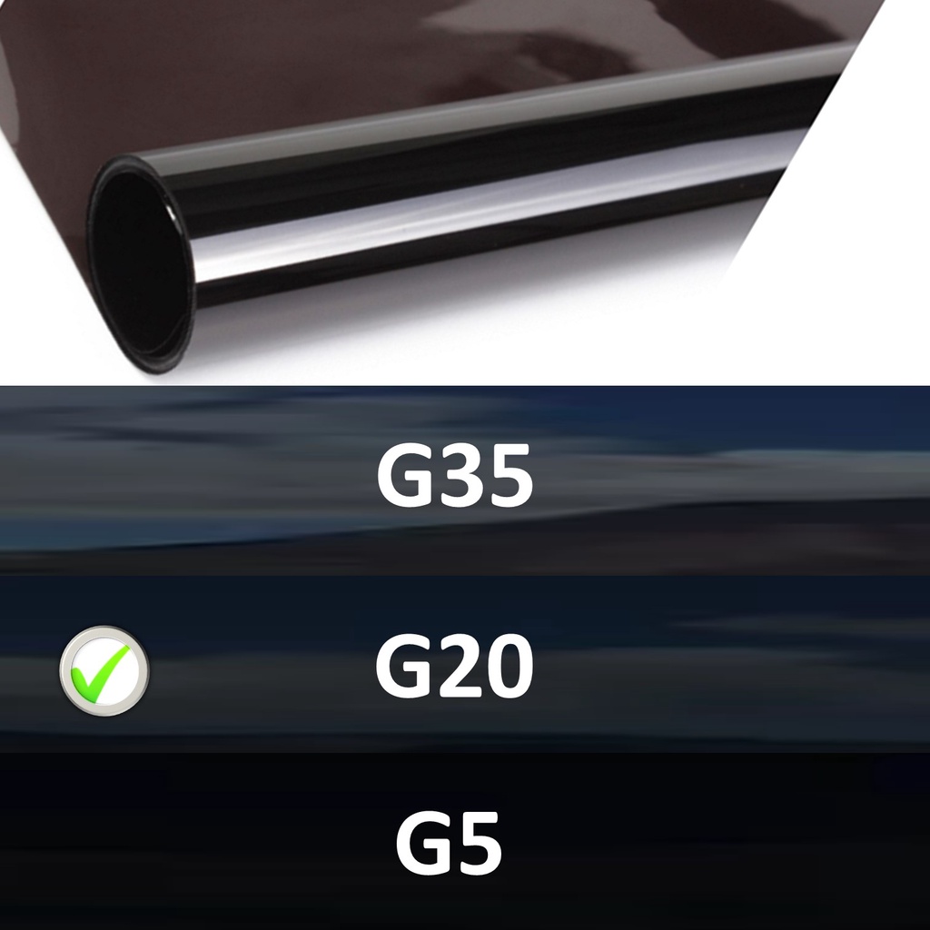 Insulfilm Película Fumê 1,0 metro de largura Automotiva e Residencial G5, G20 ou G35 | Shopee Brasil