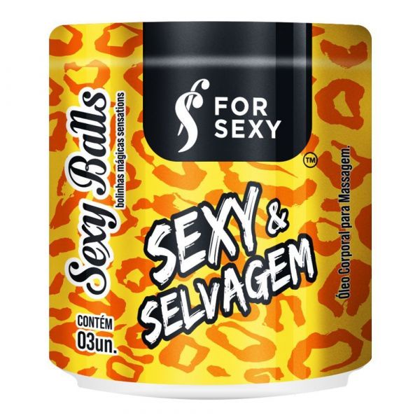 Bolinha Explosiva Sexy & Selvagem Triball Sexy Balls - For Sexy (Soft Love) | Shopee Brasil