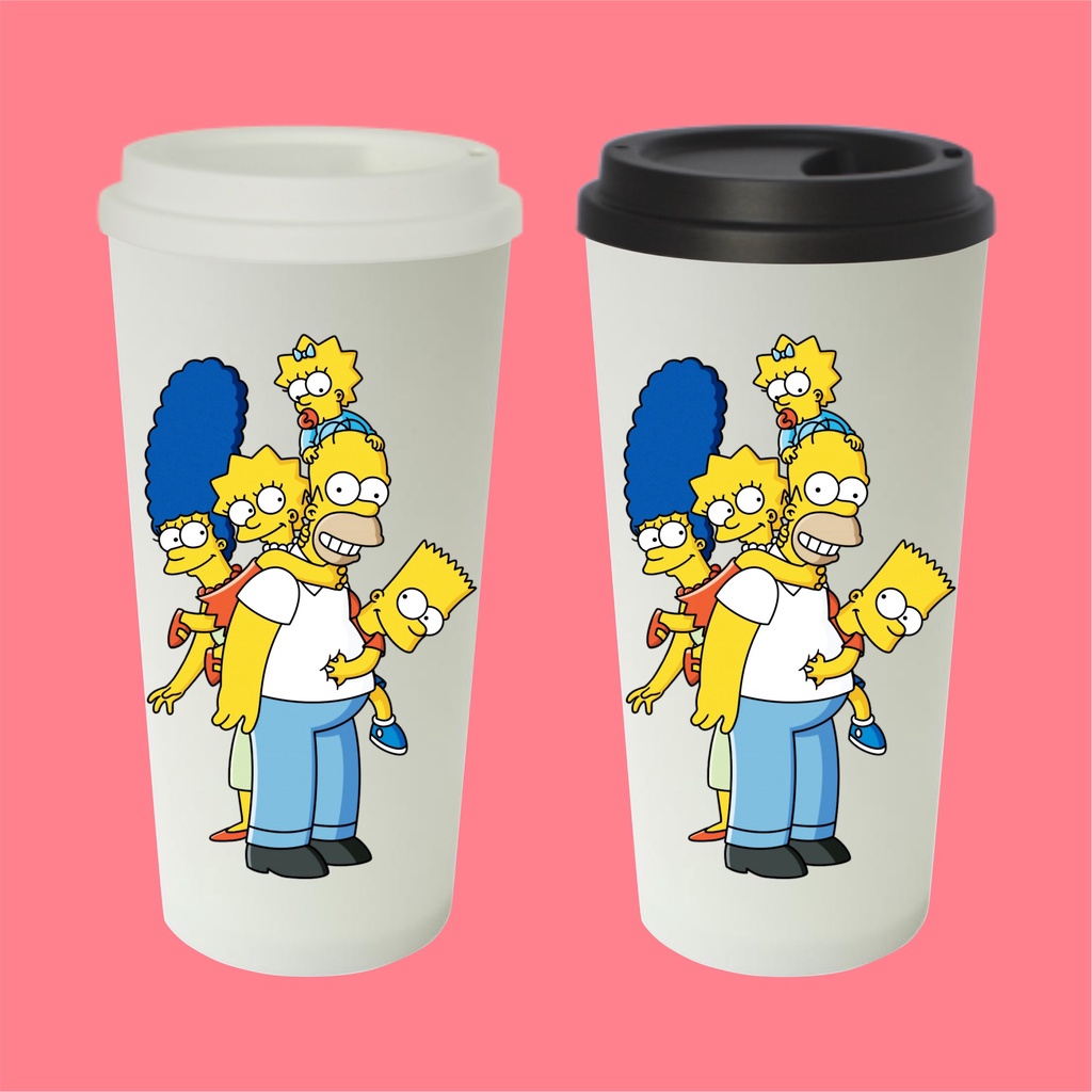 Copo Bucks Café Os Simpsons em Plástico 600ML | Shopee Brasil