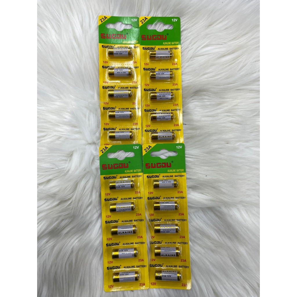 Bateria Alcaline Battery 23A 12V Sugou Cartela 05 un Top Asia | Shopee Brasil