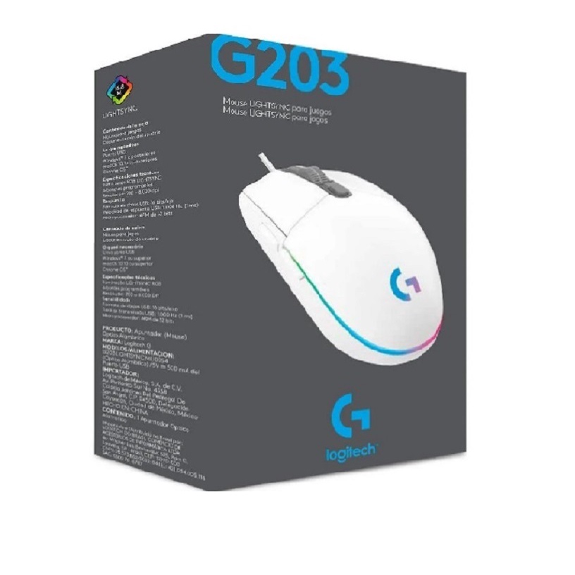 Mouse Logitech G Series Prodigy G203 white | Shopee Brasil